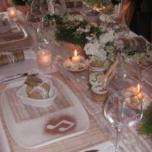 Graceful Music Themed Party Table Decoration Ideas