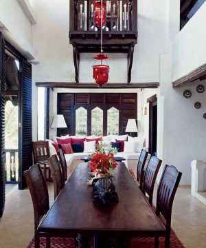 Tropical Decorating Ideas, Kenyan Home Interiors in White and Red