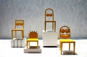 Unique Furniture from 56th Studio, Simpsons Chair Set