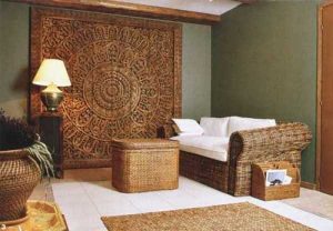 Remarkable Colonial Style in House Interiors with Ethnic Flare