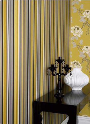 25 Ways to Jazz up Modern Wall Decoraitng with Striped Wallpaper