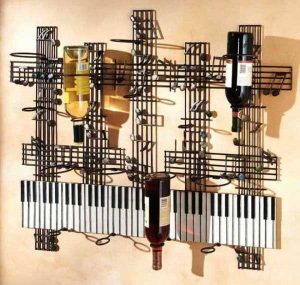 Black and White Decorating Ideas Highlighting Music Themes