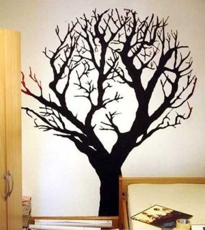 24 Modern Interior Decorating Ideas Incorporating Tree Wall Art