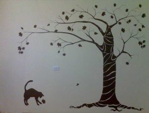 24 Modern Interior Decorating Ideas Incorporating Tree Wall Art