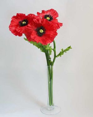 30 Floral Table Decorations and Centerpieces, Table Decor with Red Poppies
