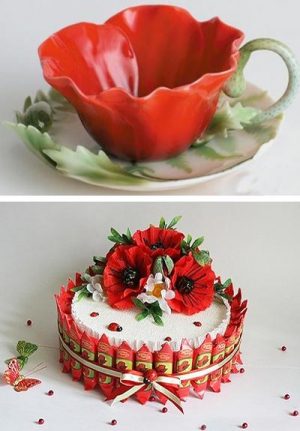30 Floral Table Decorations and Centerpieces, Table Decor with Red Poppies
