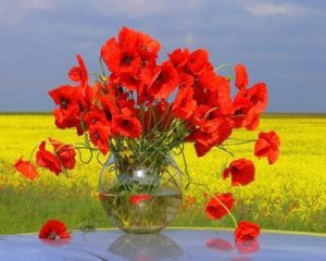 30 Floral Table Decorations and Centerpieces, Table Decor with Red Poppies
