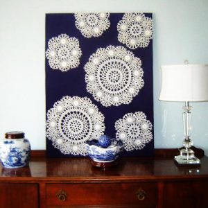 30 Creative Ways to Use Lace Fabrics and Patterns for Room Decorating