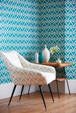Beautiful Wallpapers and Home Fabrics Adding Colorful Patterns to Home ...