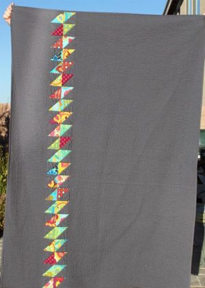 Colorful Contemporary Quilts with Unique Striped Patchwork Designs