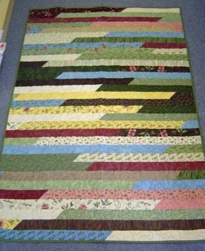 Colorful Contemporary Quilts with Unique Striped Patchwork Designs