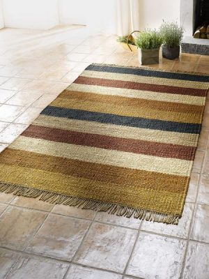 Floor Rugs and Carpets with Wide Stripes, 25 Interior Decorating Ideas