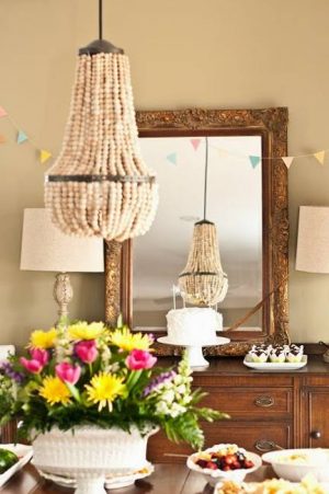 35 Ideas for Interior Decorating with Wooden Beads and Decorative Balls