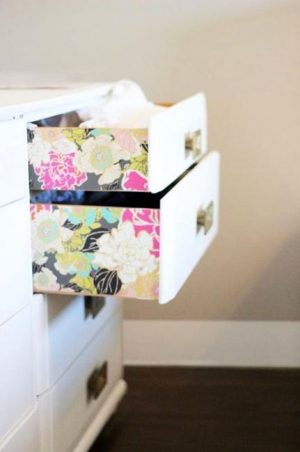 20 Creative Ideas to Use Modern Wallpaper for Storage Furniture Decoration