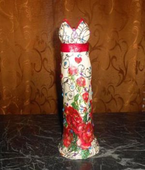 Unique Decor Accessories, Elegant Vases Inspired by Vintage Dresses