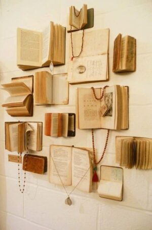 Recycling and Room Decorating with Books, 55 Creative Decor Ideas